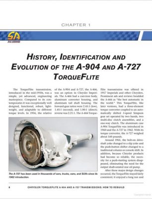 Chrysler TorqueFlite A-904 and A-727 Transmissions: How to Rebuild ...