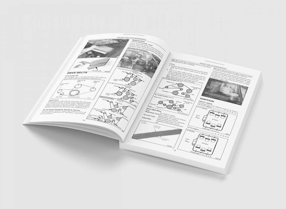 Holden Commodore VT VX VY VZ Repair Manual 1997-2007 - Ellery ...